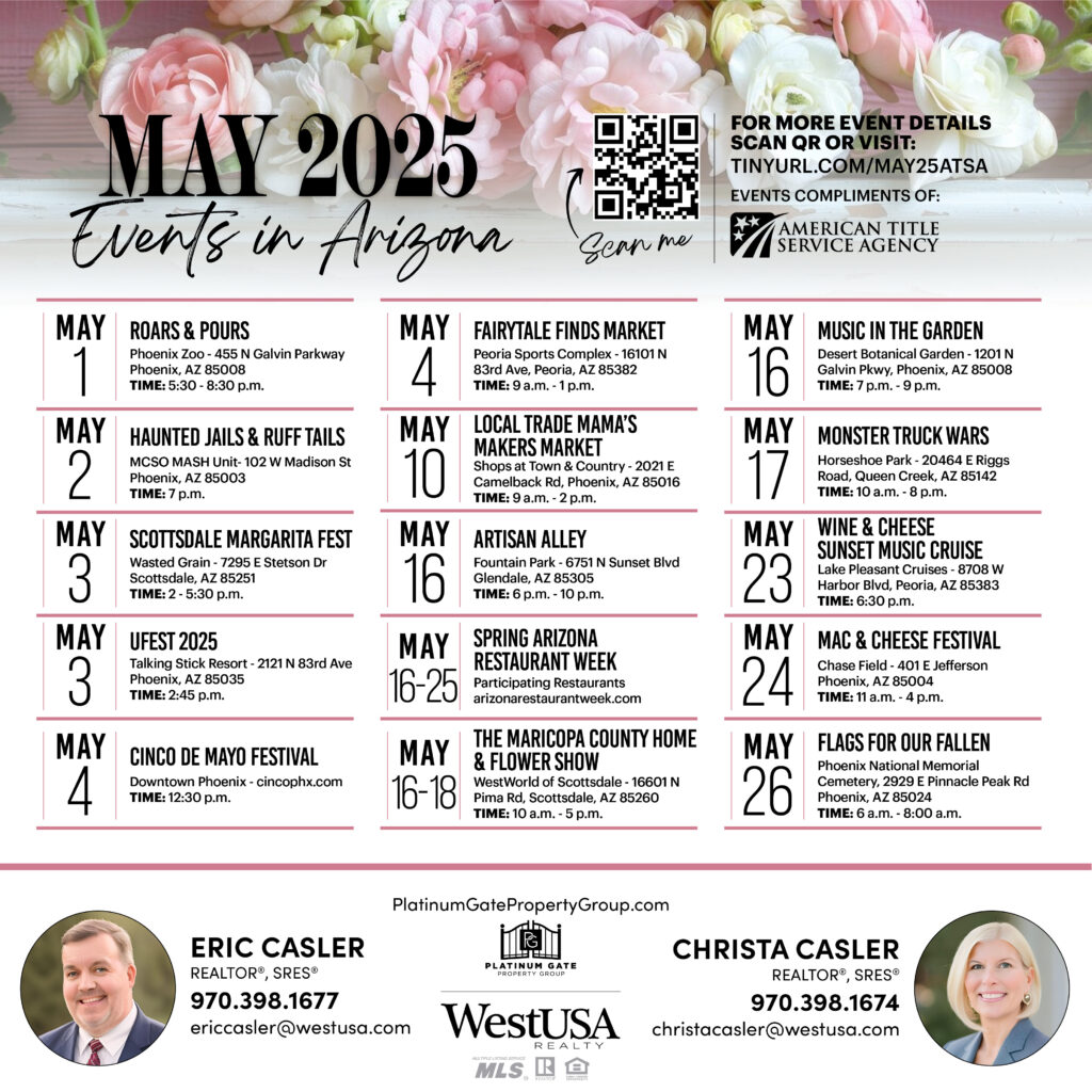 May 2025 Things to Do in the Phoenix Valley